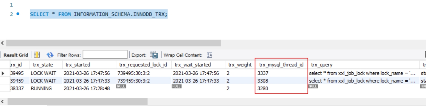 Mysql出表锁表mysqltransactionrollbackexception Lock Wait Timeout Exceeded