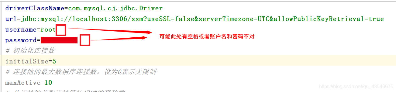 Error Aba Druid Pool Druiddatasource Create Connection Sqlexception Xxx Errorcode 1045 State